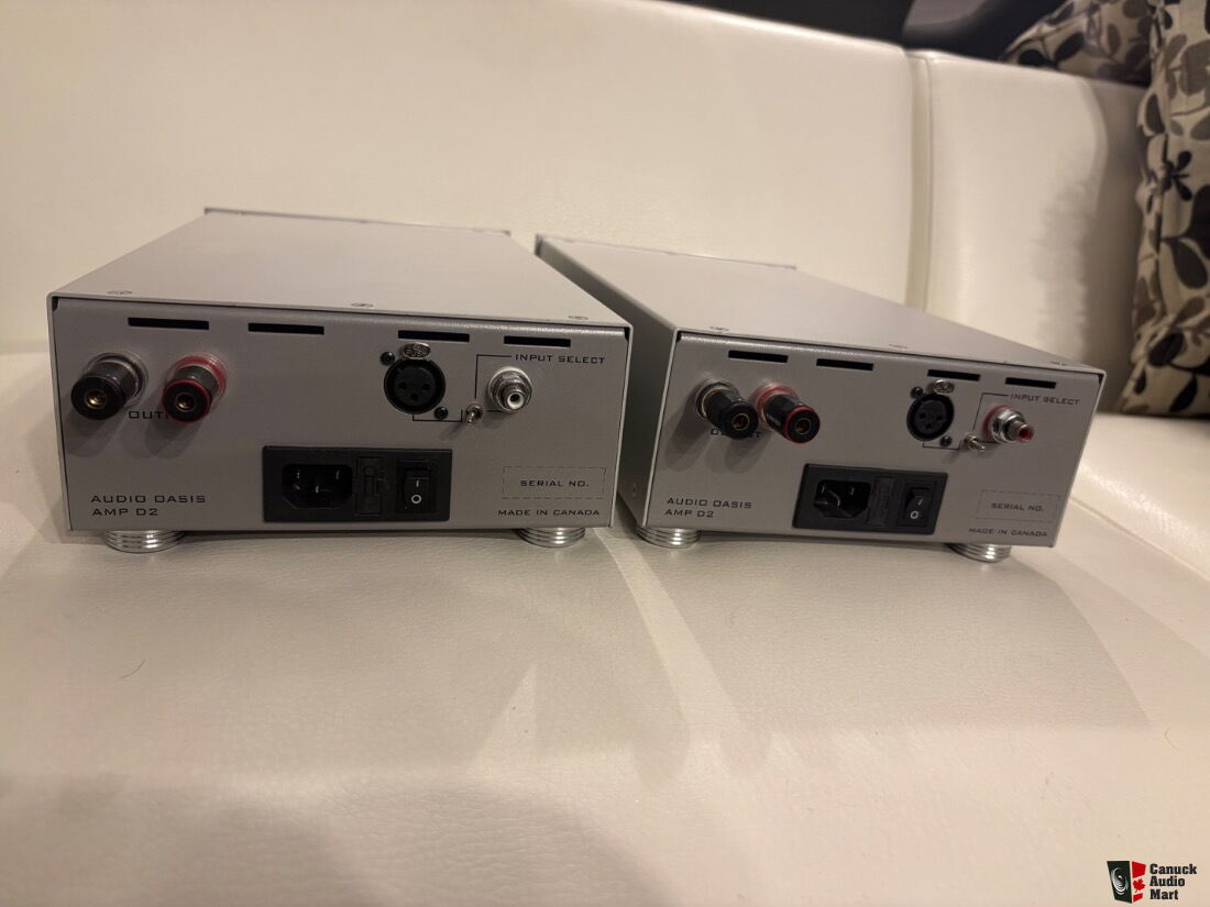 Audio Oasis Amp D2 Monoblock Amplifiers-Fantastic Sounding Photo ...