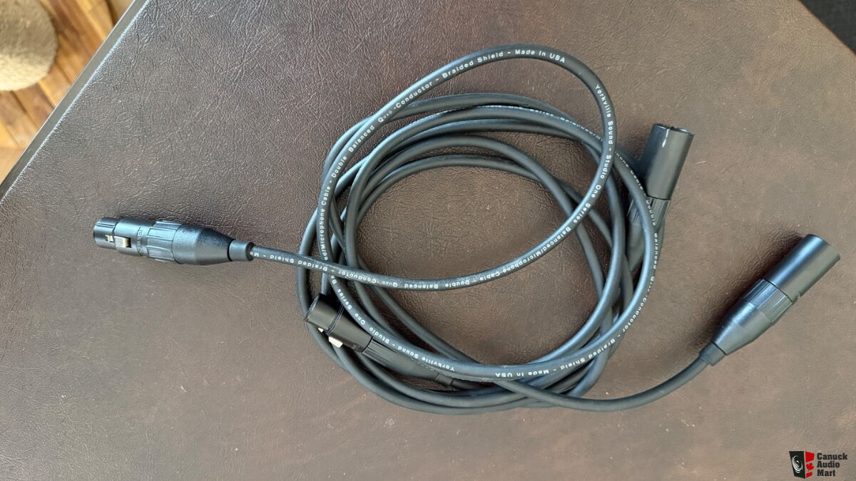 Premium quality XLR cables (pair) 6ft For Sale - Canuck Audio Mart