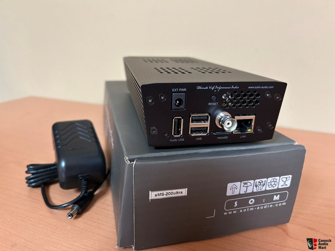 SoTM SMS-200 Ultra NEO ....with 50ohm external clock port, eABs, Evox ...