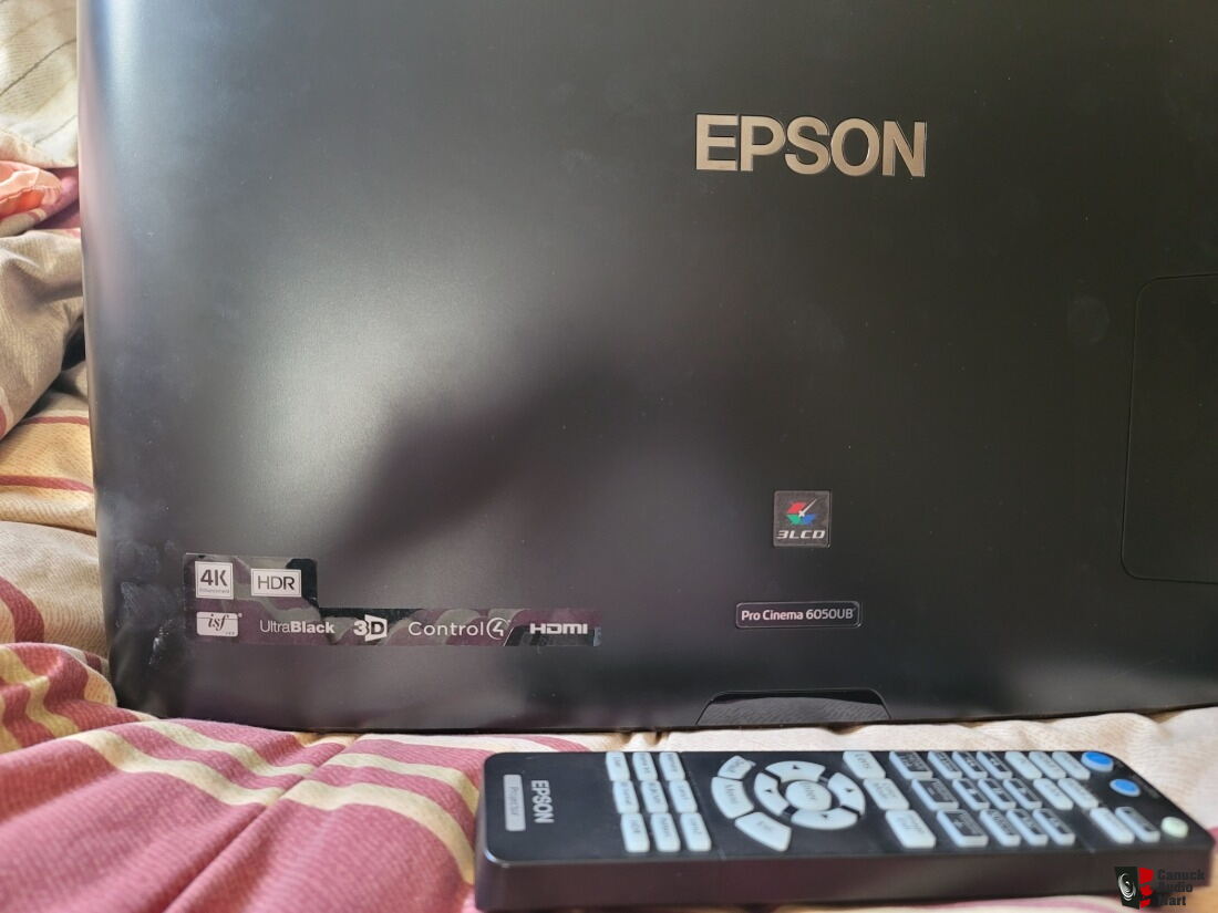 Epson 6050UB 4k HDR10+ Projector with spares and new bulbs Photo ...