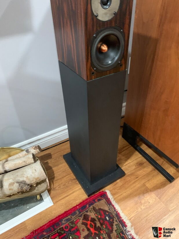 Rare Proac Tablette 50 signatures in Ebony! Matching custom made stands ...