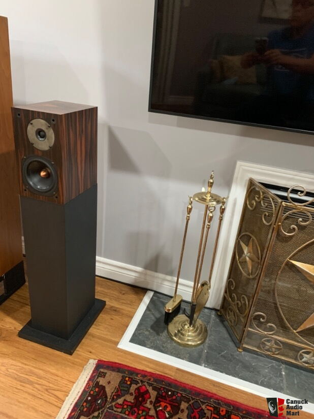 Rare Proac Tablette 50 signatures in Ebony! Matching custom made stands ...