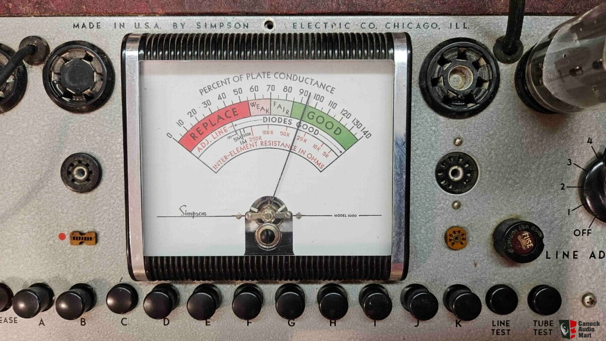 tube tester Simpson model 1000 for parts or repair Photo #5901302 ...
