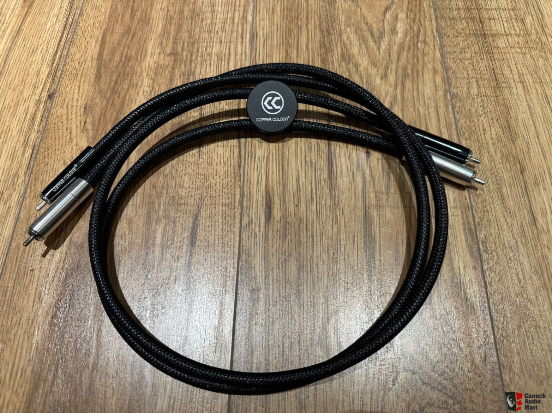 Copper Colour RCA with interconnects 75cm For Sale - Canuck Audio Mart
