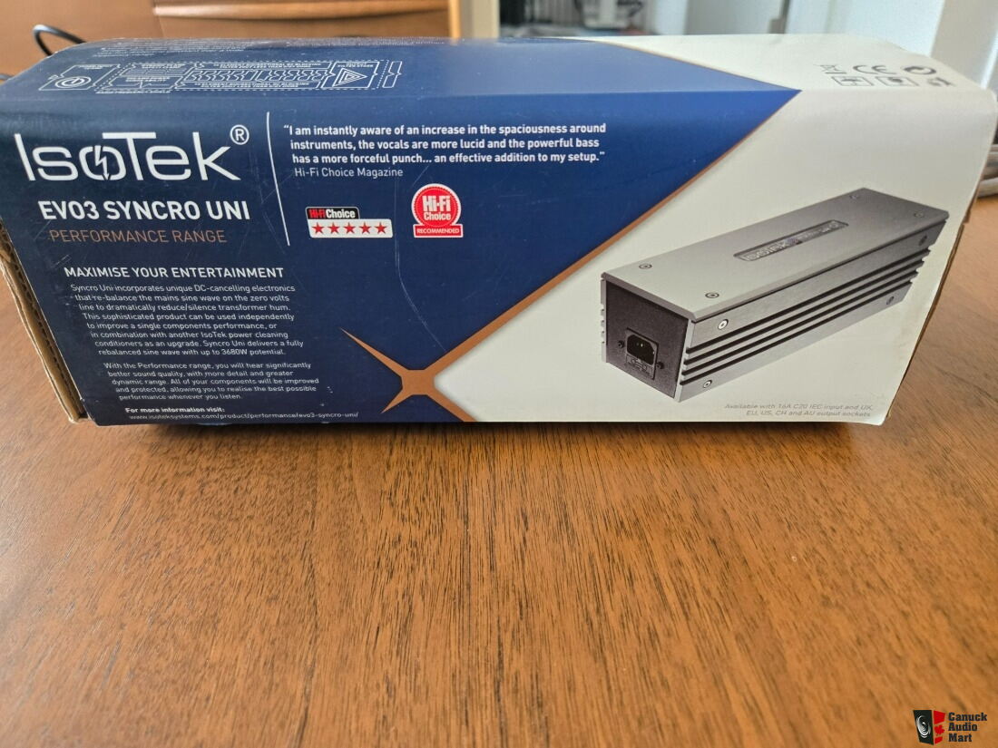 Isotek EVO3 Syncro Uni For Sale - Canuck Audio Mart