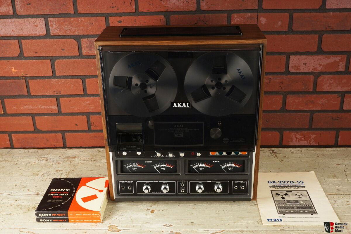 SOLD ** AKAI GX-297D-SS 4 TRACK 4CH Reel-to-Reel Tape Recorder Photo ...