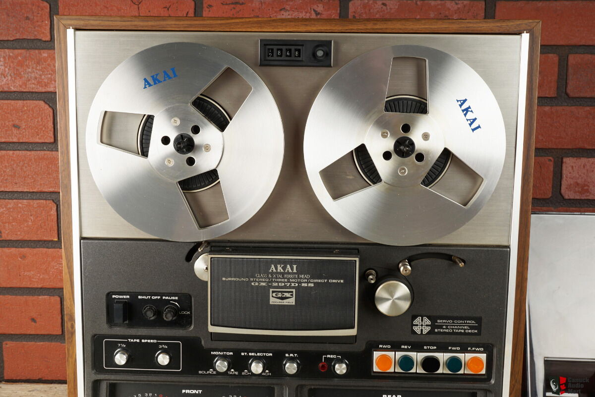 SOLD ** AKAI GX-297D-SS 4 TRACK 4CH Reel-to-Reel Tape Recorder Photo ...