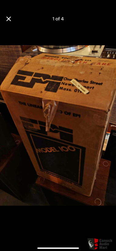 EPI 100v vgc original with boxes Photo #5907642 - Canuck Audio Mart