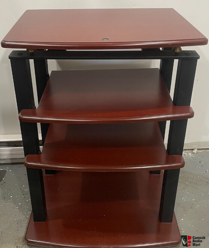 RARE 4-SHELF Atlantis Reference Audio Rack Brass Spikes, Delivery ...