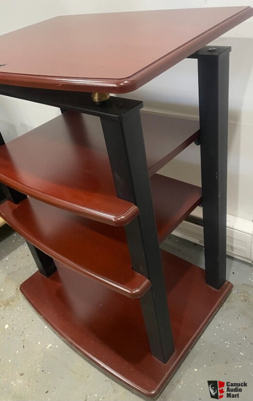 RARE 4-SHELF Atlantis Reference Audio Rack Brass Spikes, Delivery ...
