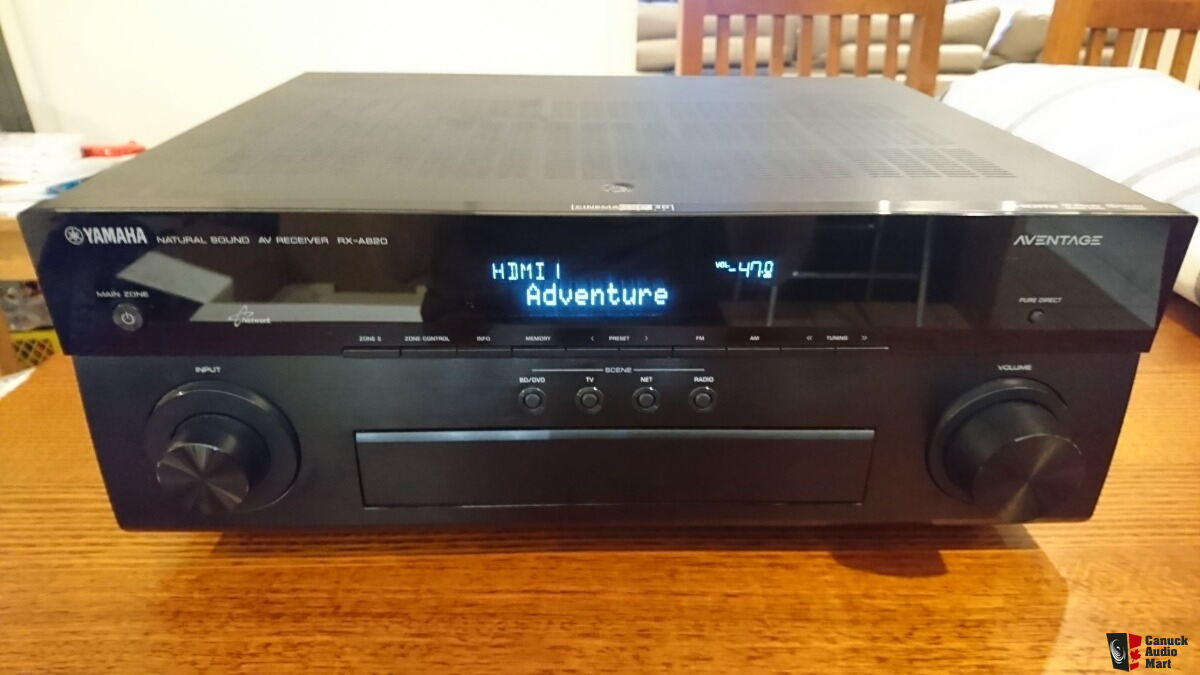 Yamaha Aventage RX-A820 7.2 Channel Receiver Like NEW Photo #5910581 ...