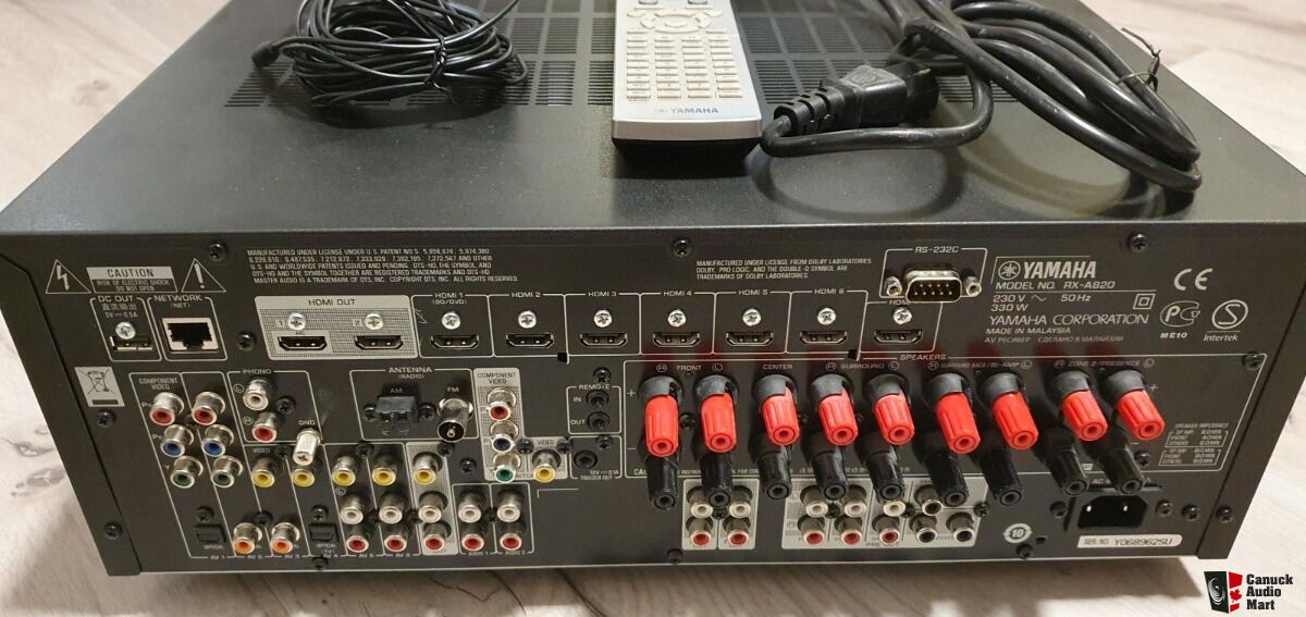 Yamaha Aventage RX-A820 7.2 Channel Receiver Like NEW Photo #5910581 ...