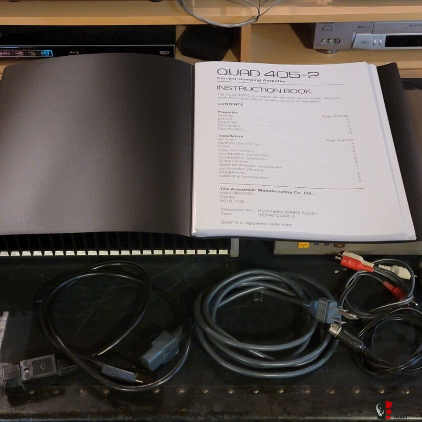 Quad 44 405-2 amplifiers set Photo #5911049 - Canuck Audio Mart