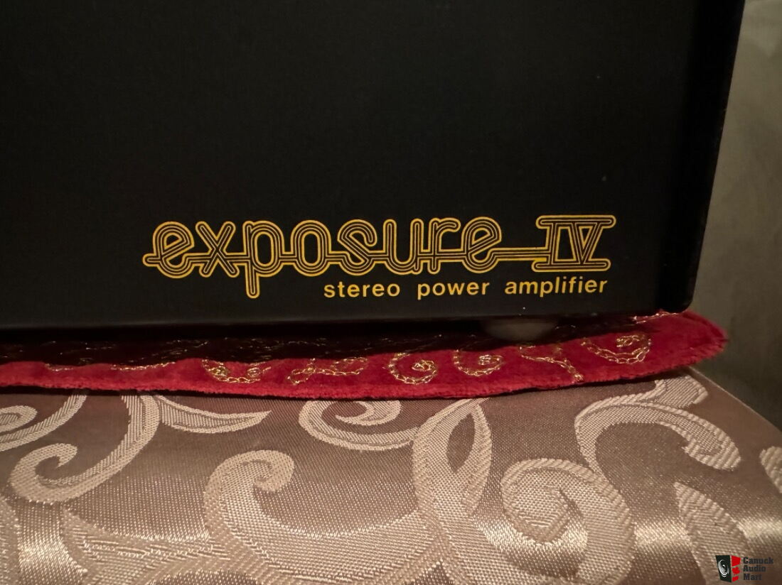 Exposure IV Dual Mono Amplifier For Sale - US Audio Mart