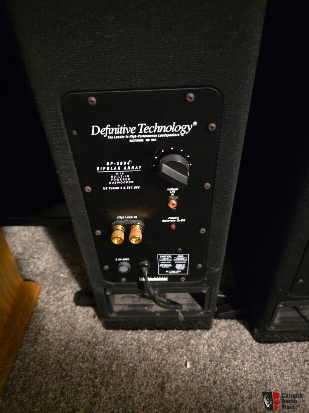 Definitive Technology BP-2004TL is a bi-polar, powered, 3-way ...