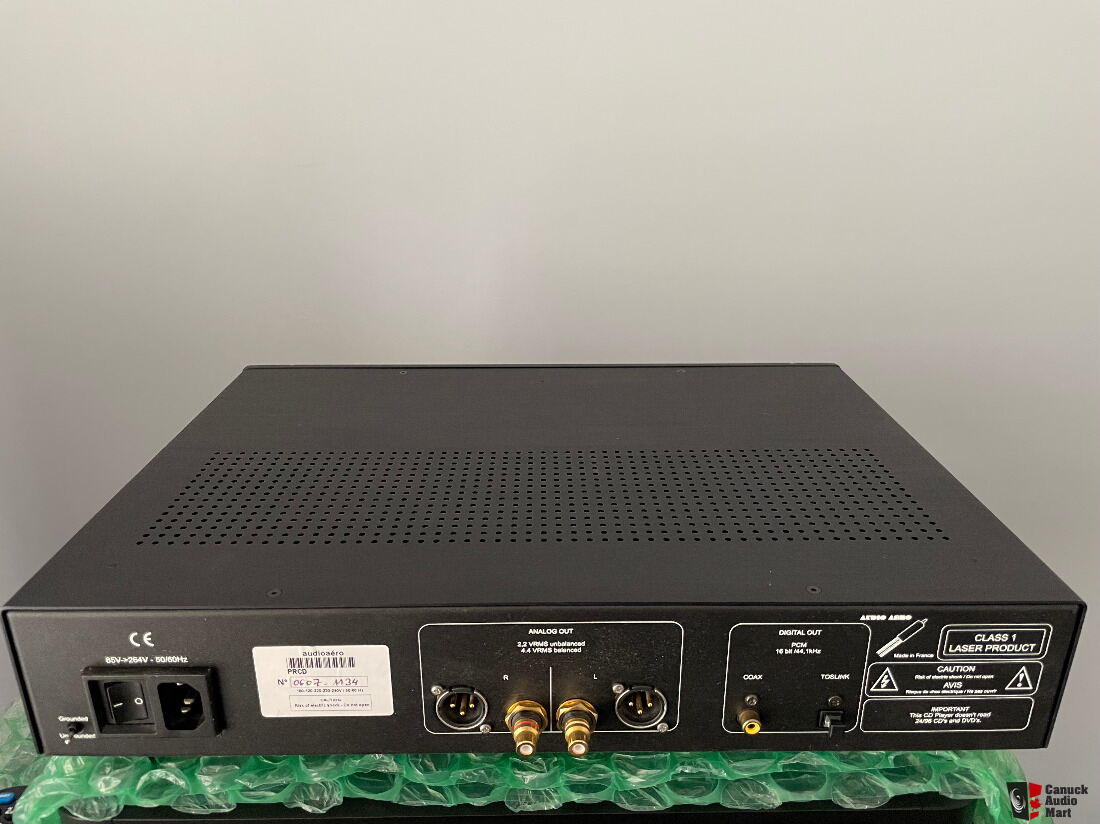 Audio Aero Prima MK lll CD Player Photo #5918041 - Canuck Audio Mart