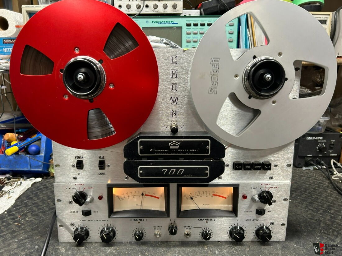 Crown SX-724 10.5" reel to reel tape deck 1/4 track. Serviced and ...
