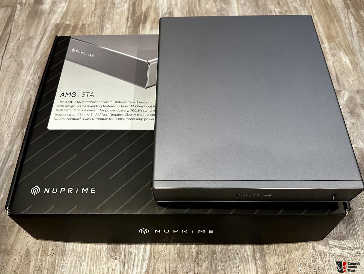 NuPrime AMG STA-SE stereo amplifier Photo #5922926 - Canuck Audio Mart