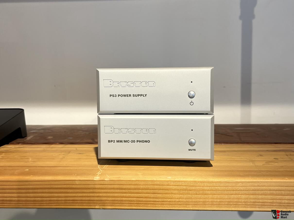 Bryston BP2 MM/MC-20 Phono Stage w/PS3 Power Supply (Slv): Excellent ...