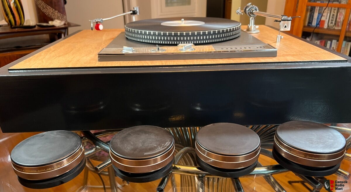 Garrard 401 turntable with Grace 545 tonearm massive plinth isolation ...