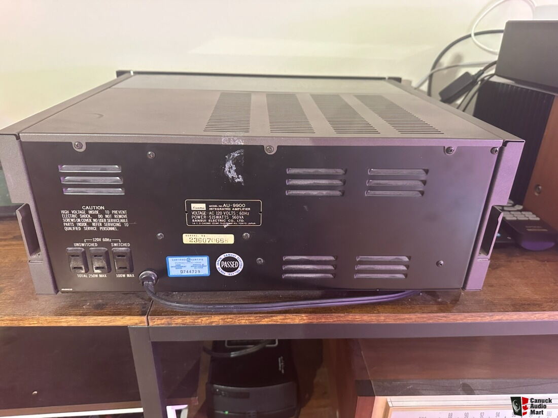 Sansui AU-9900 Integrated Stereo Amplifier in excellent condition Photo ...