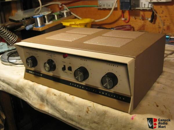 Very Clean Vintage Heathkit AA-32 Integrated Stereo Tube Amplifier ...