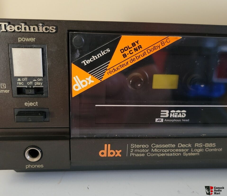 Very Rare Technics RS-B85 Audiophile Tape Deck 3 Heads DBX Photo ...