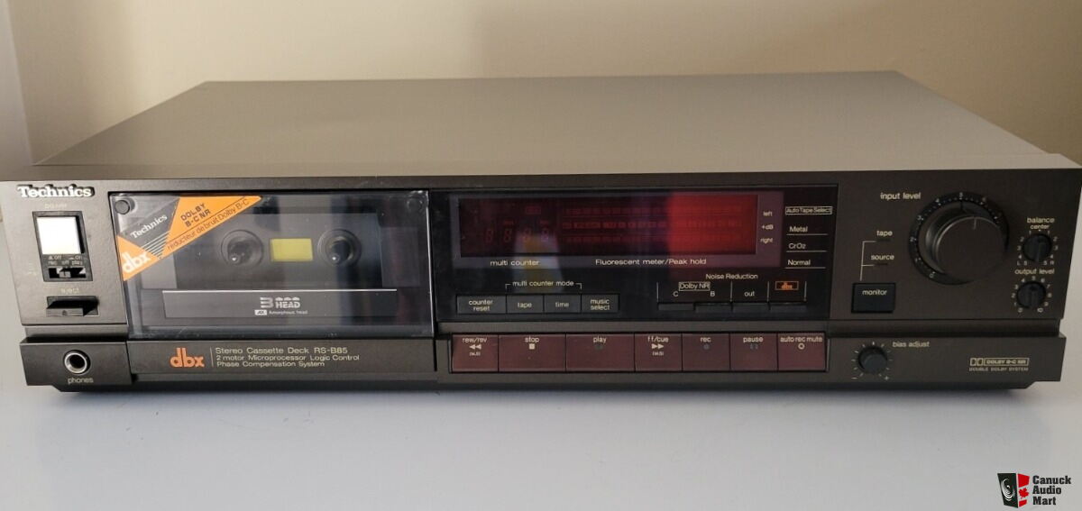 Very Rare Technics RS-B85 Audiophile Tape Deck 3 Heads DBX Photo ...