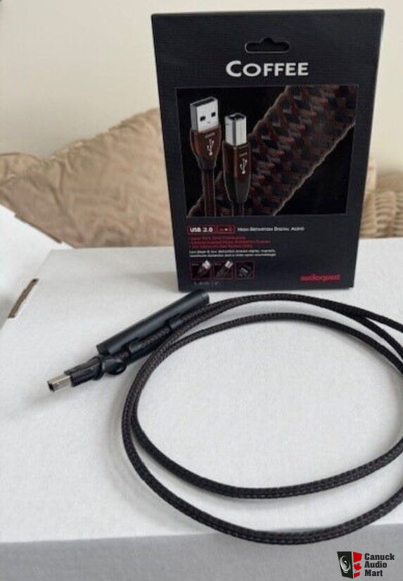 AudioQuest Coffee USB A-B Cable 1.5 m For Sale - Canuck Audio Mart