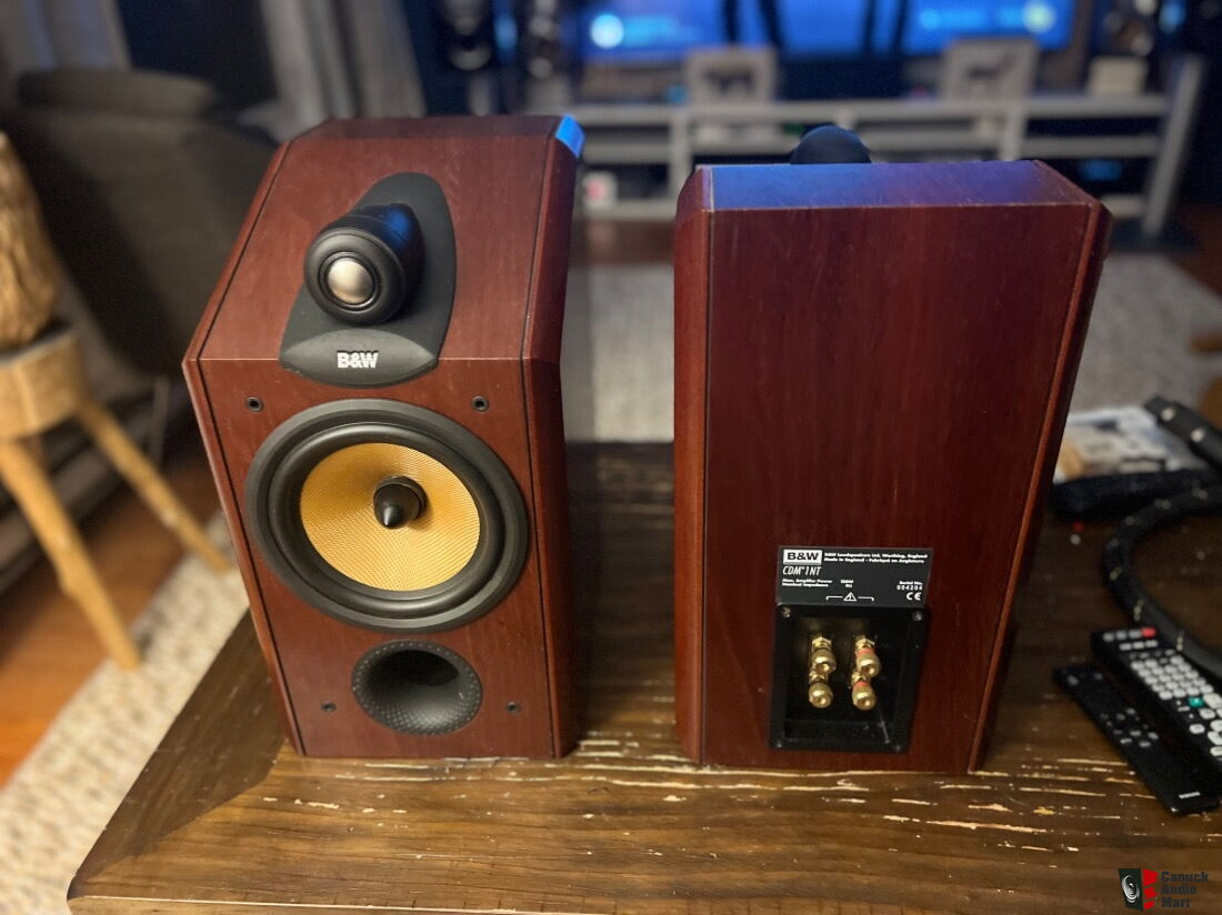 Bowers and Wilkins CDM 1NT (Nautilus tweeters) Bookshelf Speakers Photo ...