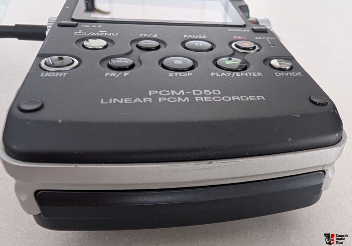 Sony PCM D-50 Linear PCM Recorder Photo #5930806 - Canuck Audio Mart