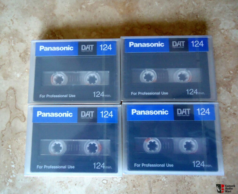 New & Used Sony, TDK, Denoin, Panasonic DAT 120 Cassettes (Made In ...