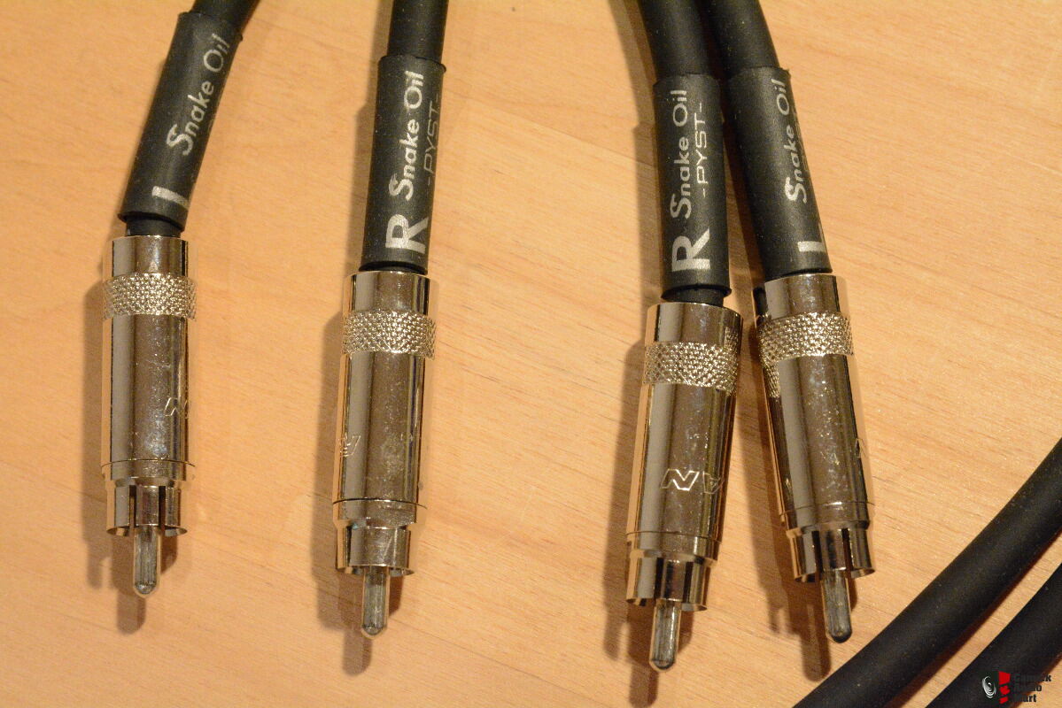 Schiit Audio RCA cables [Pyst / Snake Oil] 1 metre ***EXCELLENT ...