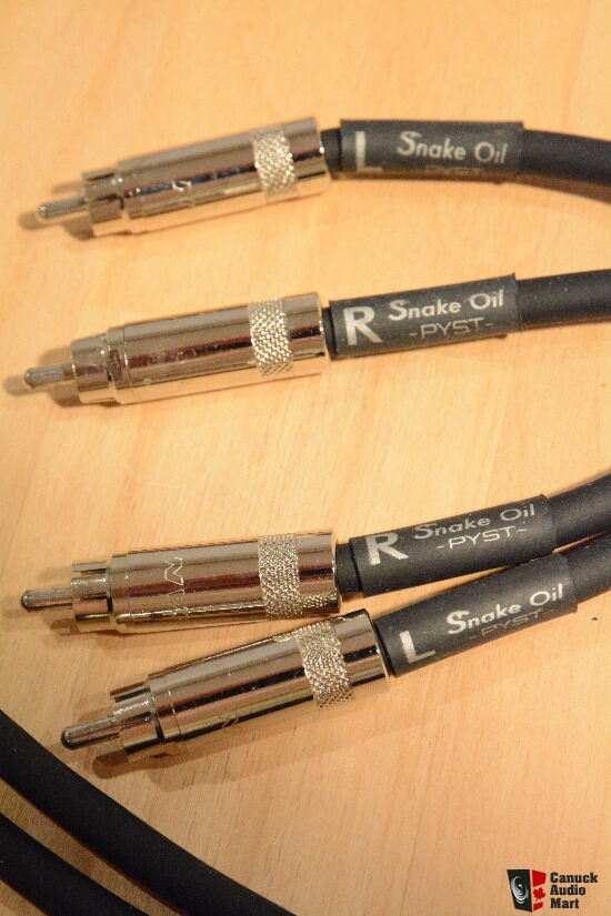 Schiit Audio RCA cables [Pyst / Snake Oil] 1 metre ***EXCELLENT ...