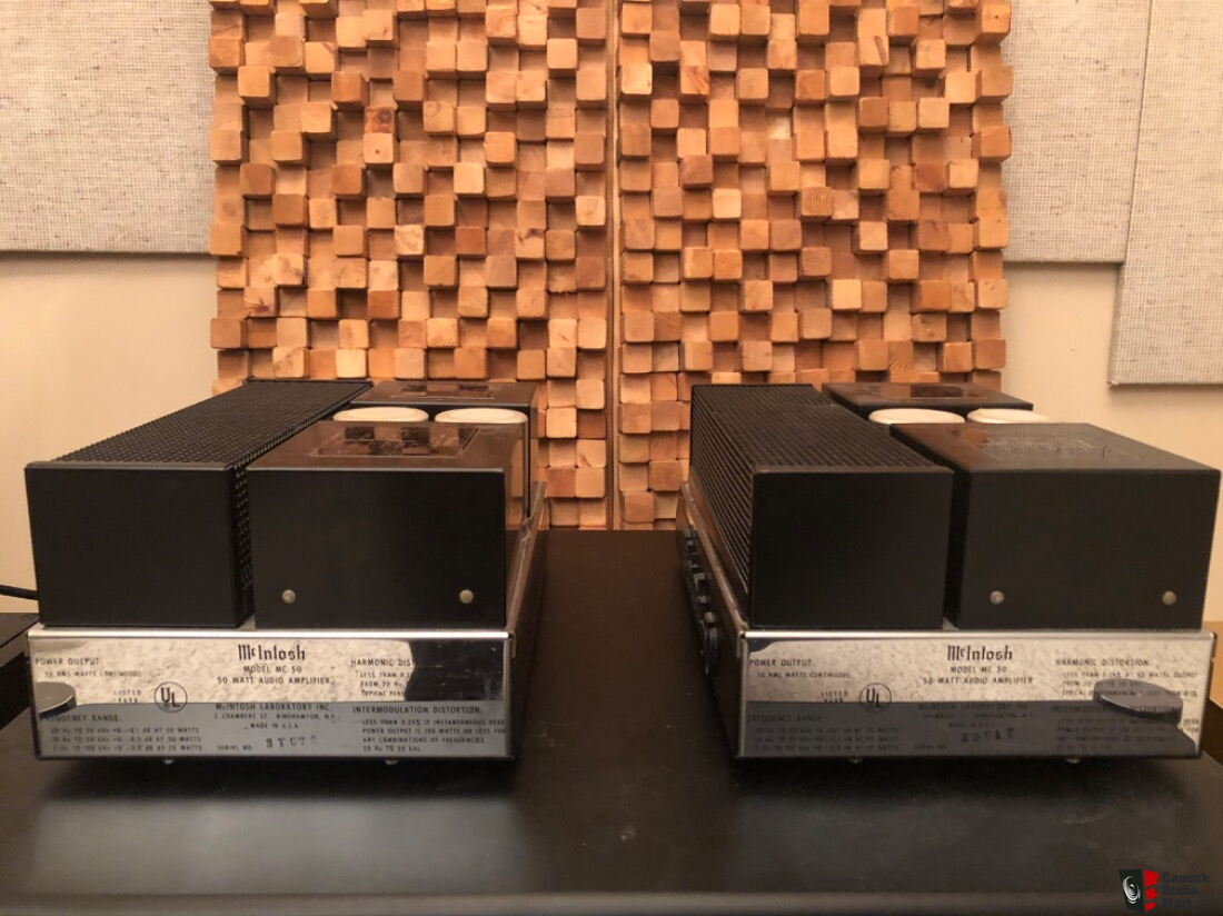 Mclntosh 50 mono block power Amplifiers Photo #5934654 - Canuck Audio Mart