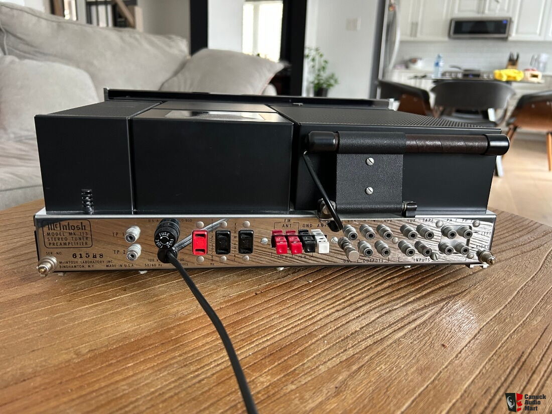 Tuner Preamplifier Mcintosh MX-113 Photo #5935523 - Canuck Audio Mart