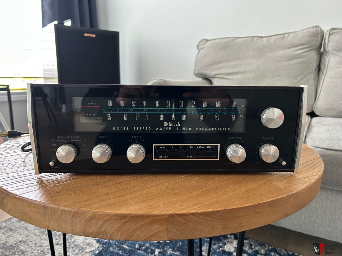 Tuner Preamplifier Mcintosh MX-113 Photo #5935523 - Canuck Audio Mart