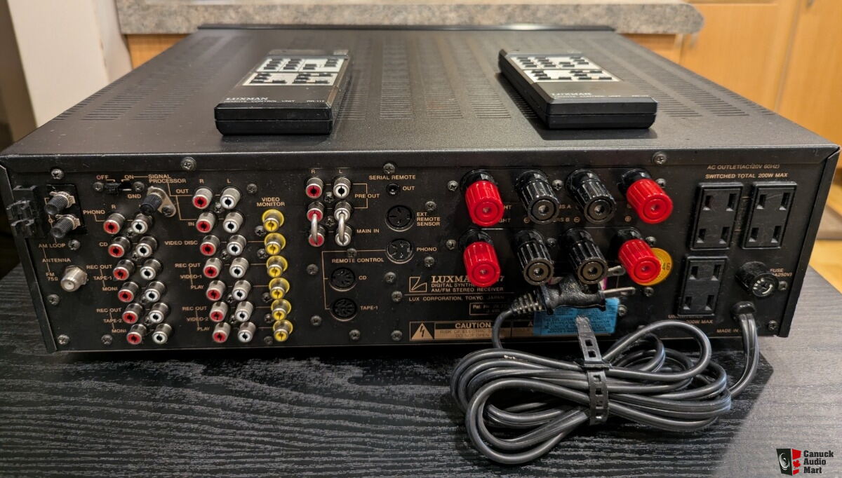 Luxman R-117 Top Of The Line Receiver With 2 Remotes Photo #5935729 ...