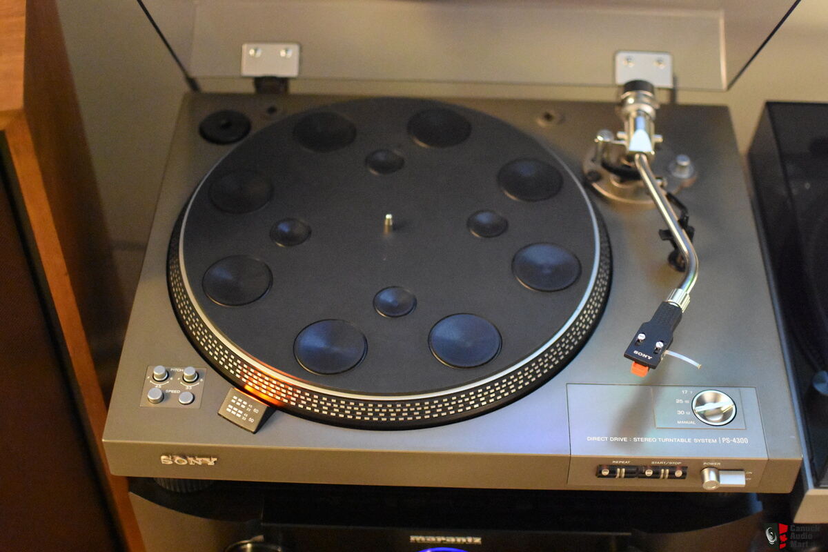 Vintage Sony PS-4300 fully automatic direct drive turntable Photo ...