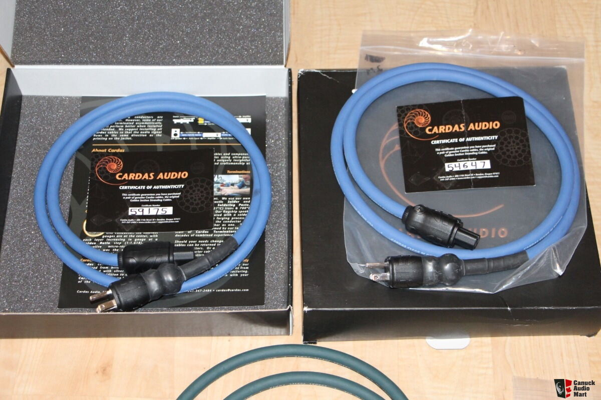 Cardas Clear Cygnus & Clear M power cables Photo #5941056 - Canuck ...