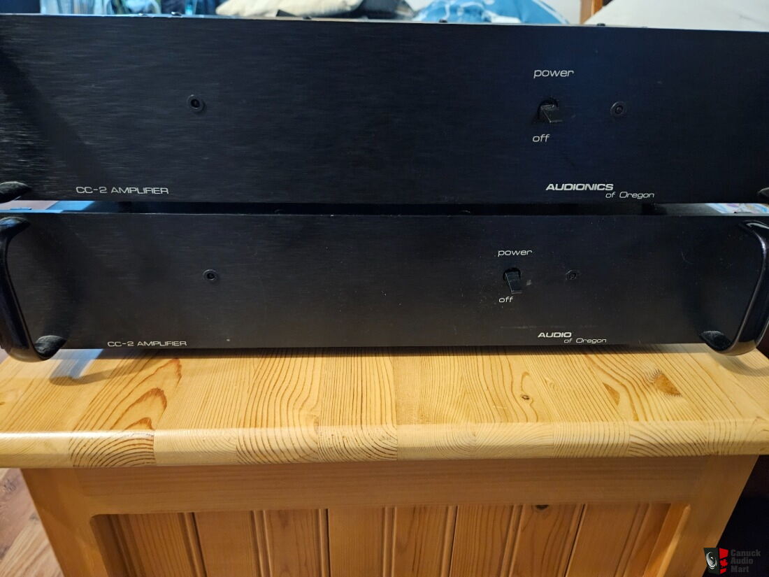Audionics of Oregon CC-2 Amplifiers For Sale - Canuck Audio Mart