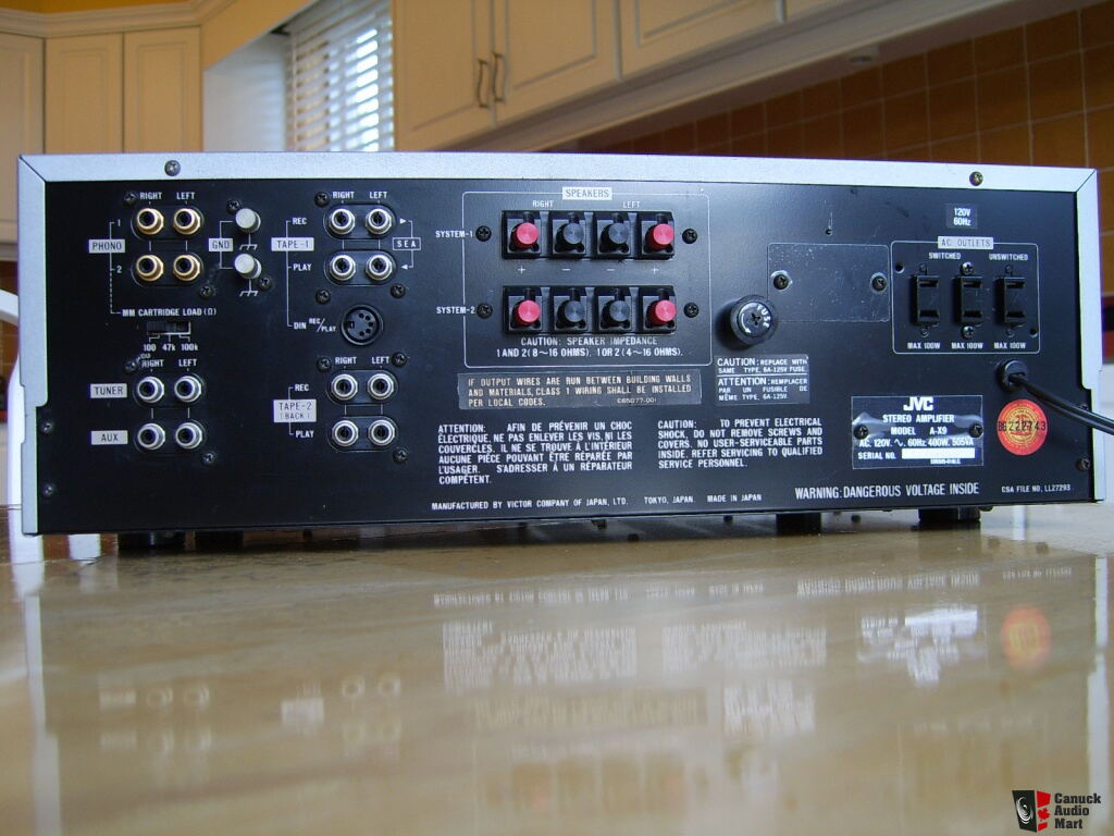 JVC A-X9 top-of-the-line mega rare amplifier - Sold to Max from ...