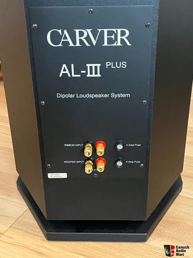 Carver AL-III Plus Dipolar Loudspeakers Photo #5943521 - Canuck Audio Mart