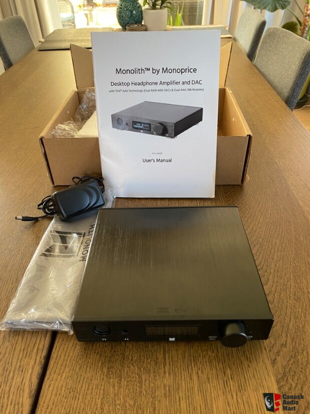 Monolith Desktop Headphone Amplifier & DAC - High-end For Sale - Canuck ...