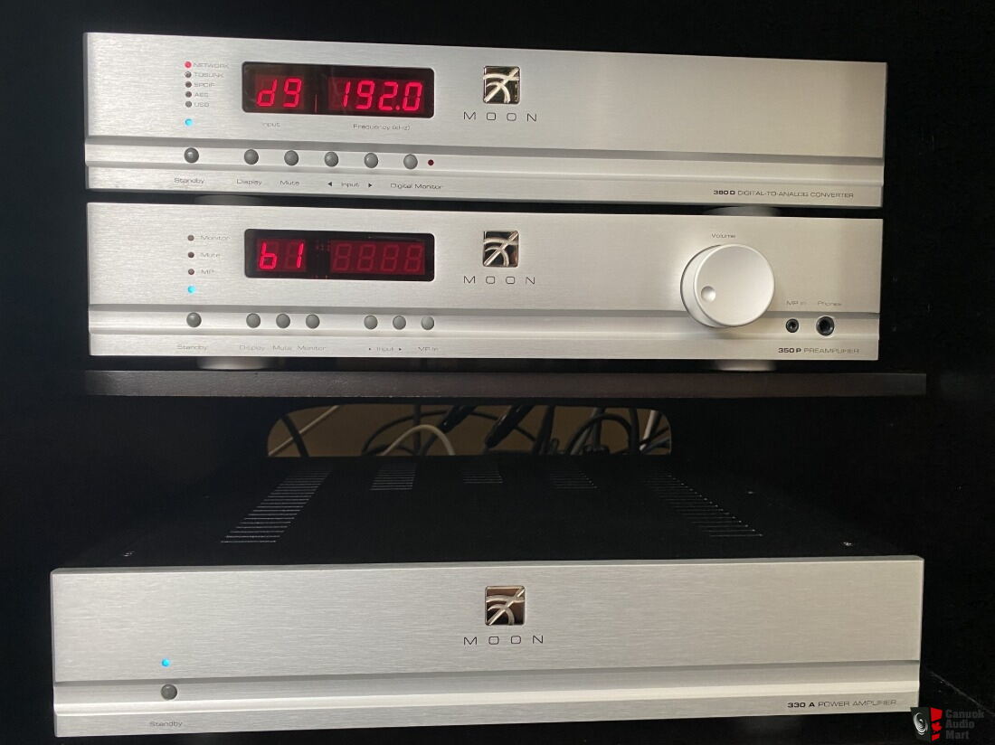 Moon 330A 350P 380D For Sale - Canuck Audio Mart