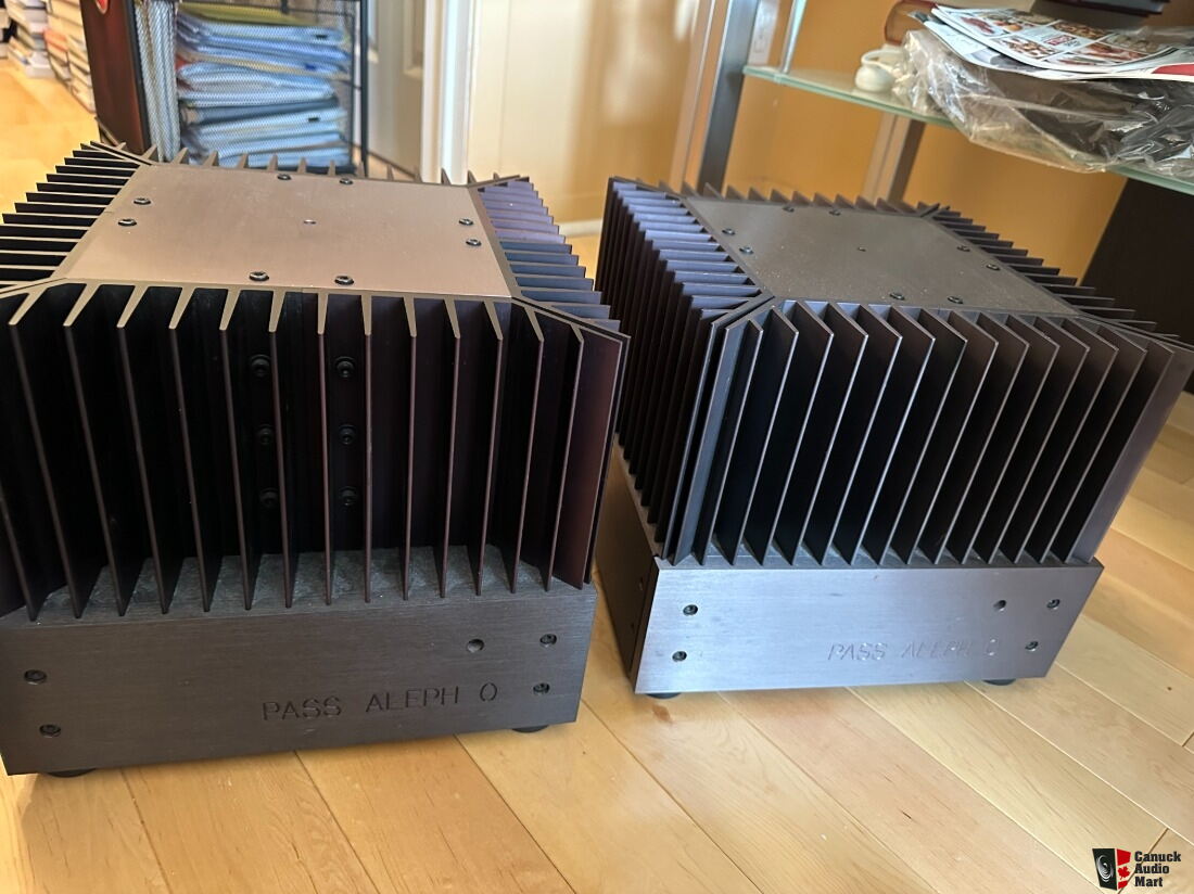 Very much "sought after" PASS ALEPH ZERO MONOBLOCK Amplifiers Photo ...