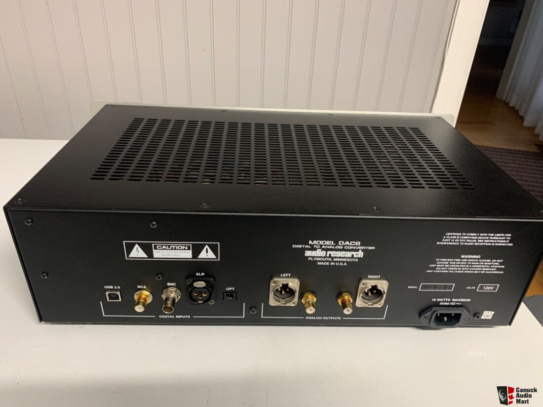 Audio Research DAC 8 Photo #5949155 - Canuck Audio Mart