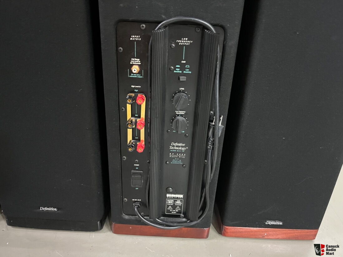 DEFINITIVE TECHNOLOGY BP2000 Speakers: Excellent Trade-In; 90 Day acX ...