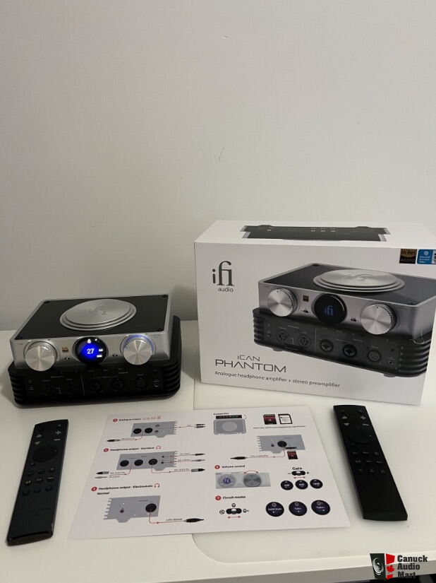 iFi iCAN Phantom Flagship HP/Pre/Electrostatic Amplifier - Excellent ...
