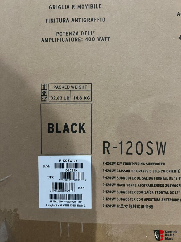 Klipsch Subwoofer R120SW Photo #5953936 - Canuck Audio Mart